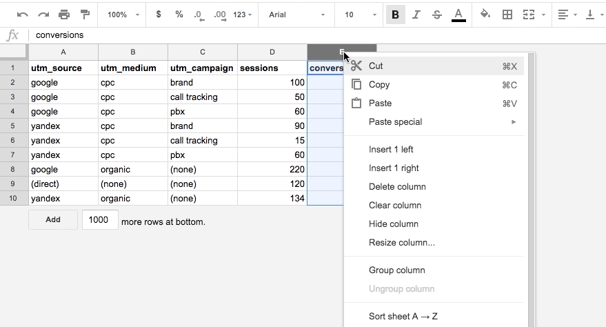 Basic tips for comfy work with Google Sheets | Ringostat Blog En