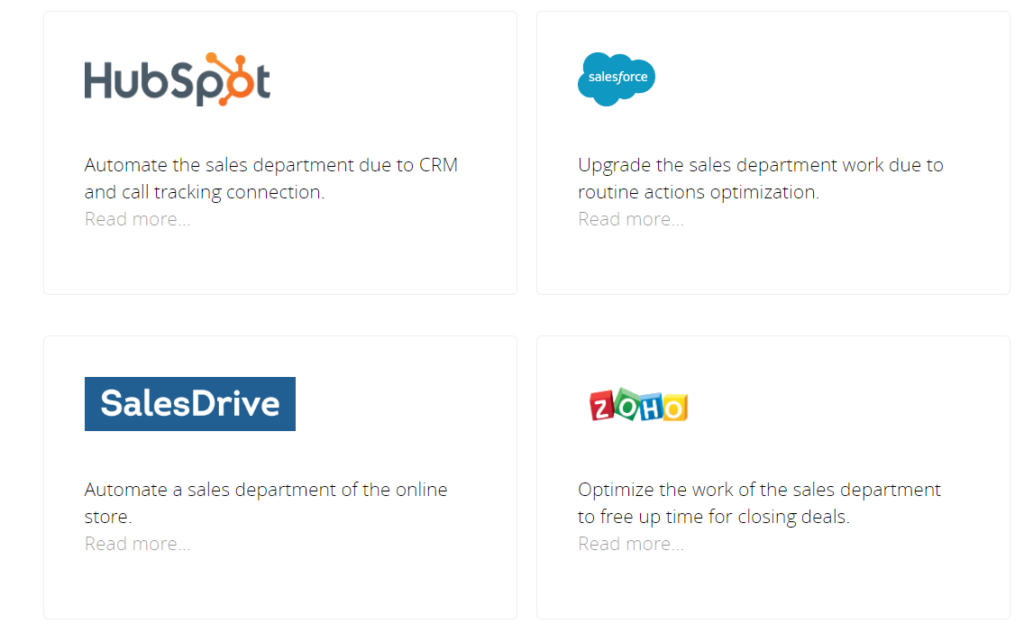 Call tracking usage with custom solutions and integrations: agency experience